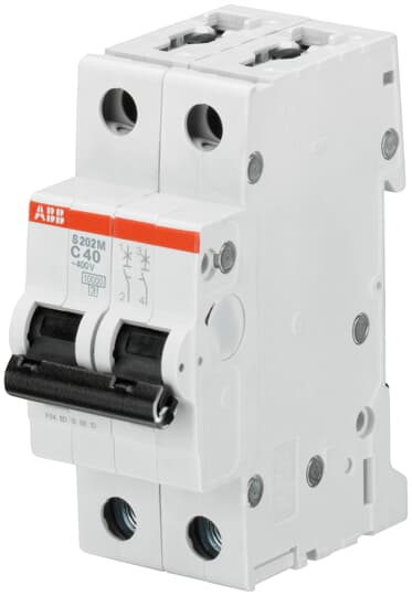 ABB 25A 2 Pole MCB 10KA S202M-C25 2CDS272001R0254